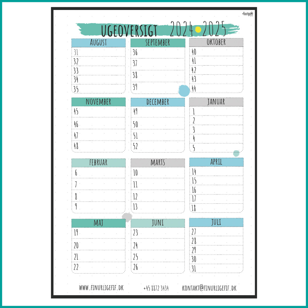 Lærerkalender » Få styr på skoleåret med en praktisk kalender