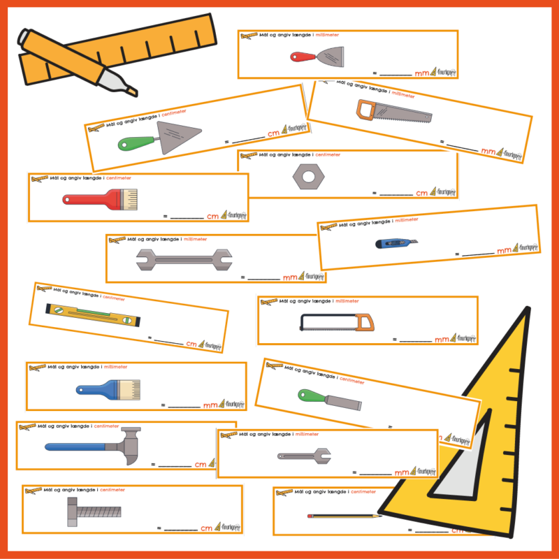 Sjove Læringsstrimler til Børn: Lær om Centimeter og Millimeter • finurligefif.dk