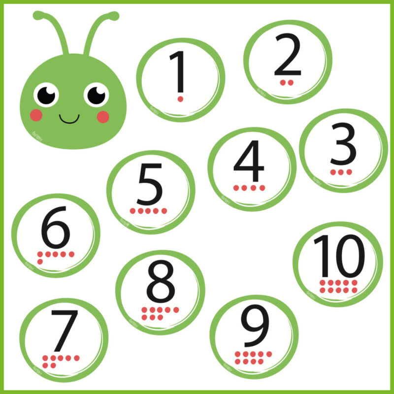 Tal med Talormen: Et visuelt værktøj til indlæring af tallene 1-10 ...